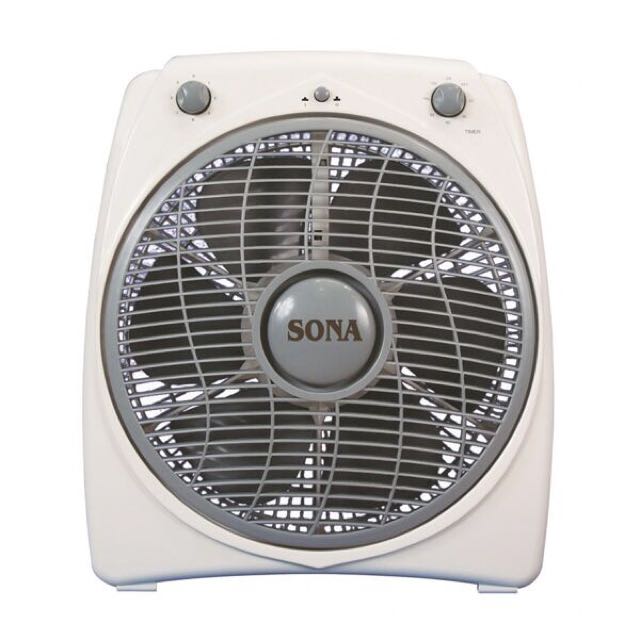 Sona 12 Inch Box Fan with box, TV & Home Appliances, Kitchen Appliances ...