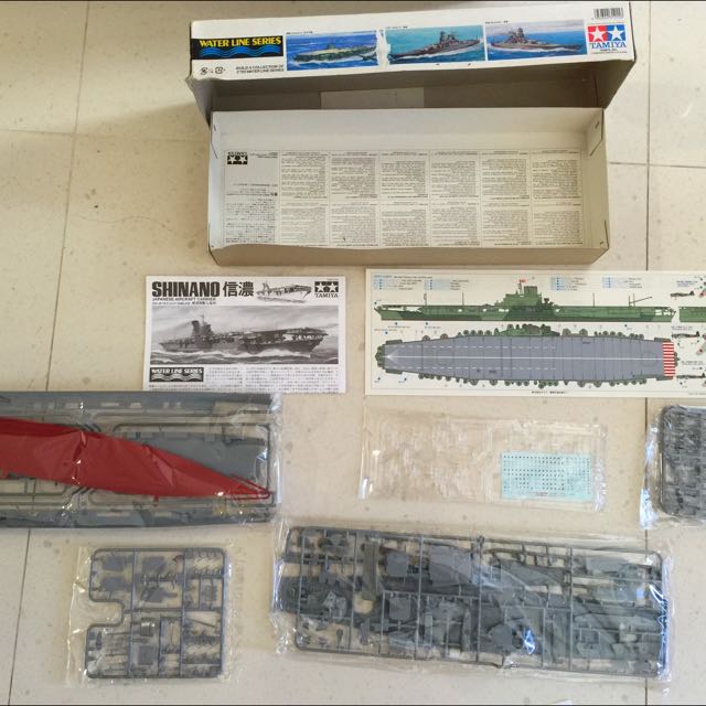 Tamiya SHINANO Aircraft Carrier 1/700, Hobbies & Toys, Toys & Games on ...