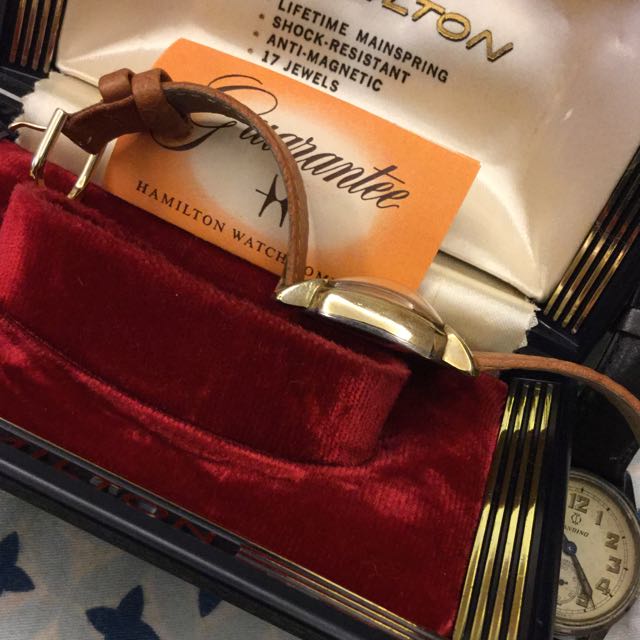 Rare Vintage Hamilton Ladies Watch In Full Set, Vintage & Collectibles ...