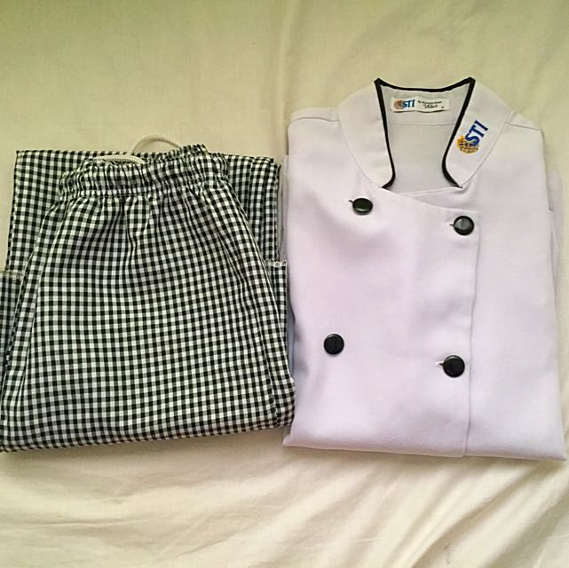 STI Chef Uniform, Women's Fashion, Dresses & Sets, Traditional & Ethnic ...