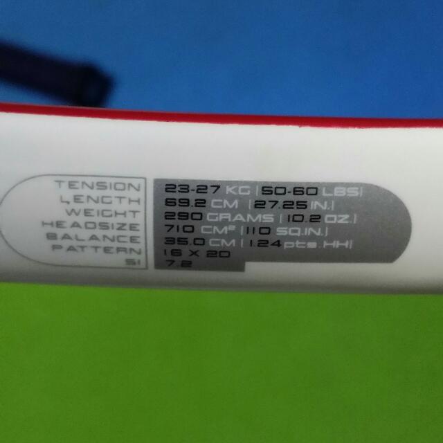 Wilson Tennis Racket nFury Hybrid, Sports Equipment, Sports & Games ...