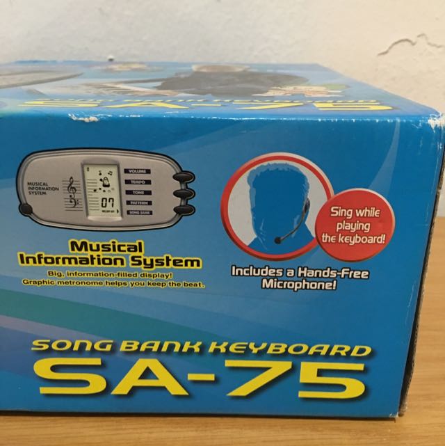 Casio Keyboard SA-75, Hobbies & Toys, Music & Media, Musical ...