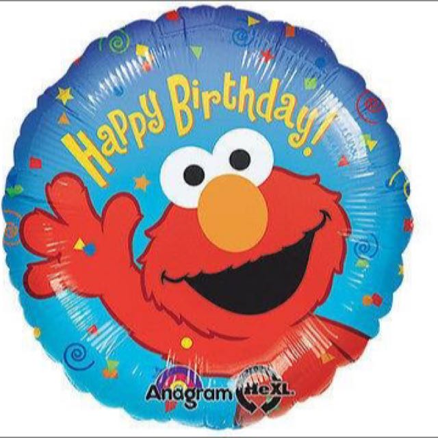 Elmo 18" Mylar Balloon Not Including Gas, Babies & Kids, Going Out ...