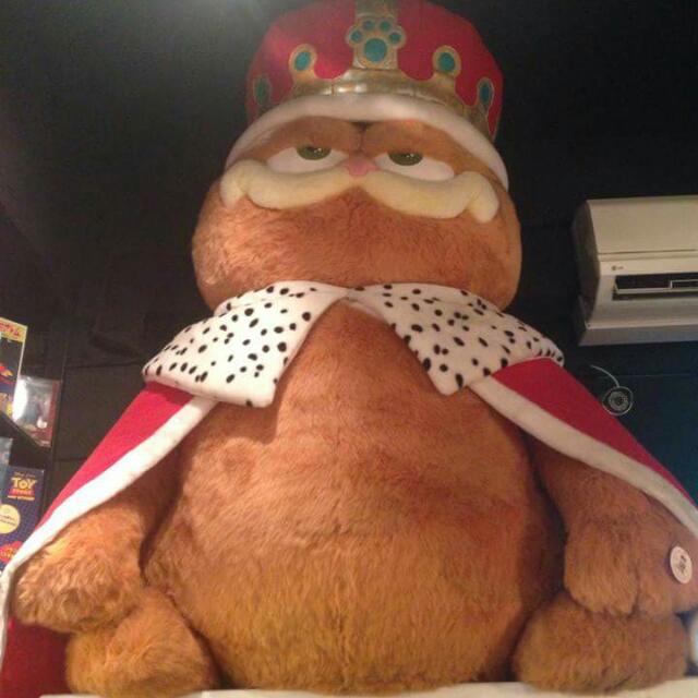 Giagantic Life Size Garfield Mascot/Soft Toy, Hobbies & Toys, Toys ...