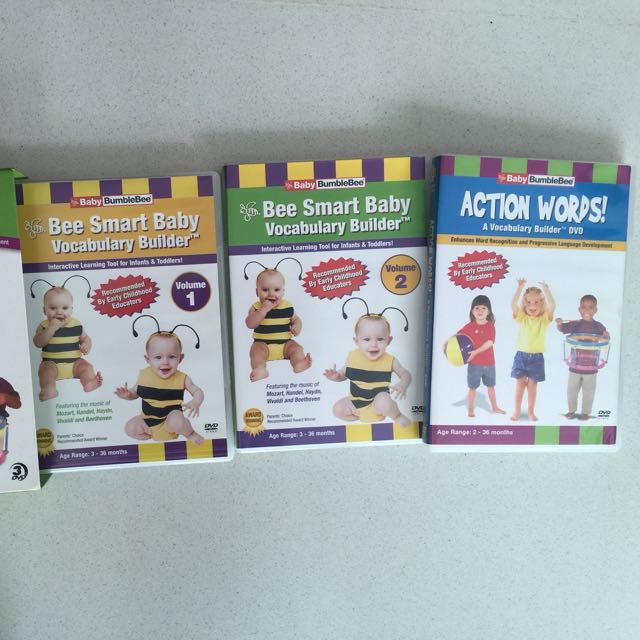 3 DVD: Bee Smart Baby Vocabulary Builder, Hobbies & Toys, Books ...
