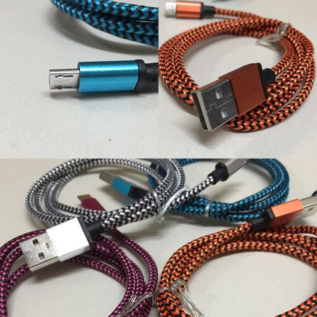 Android Cables - Braided, Mobile Phones & Gadgets, Mobile & Gadget ...