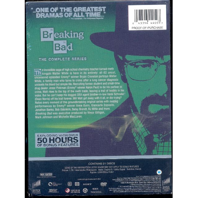 Breaking Bad - The Complete Series - New DVD Box Set, Everything Else ...