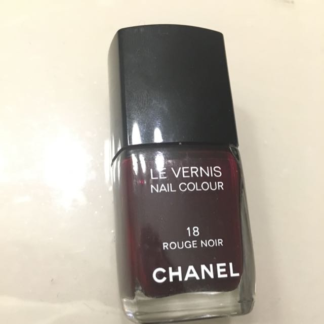 Chanel Nail Polish Dark Red, Beauty & Personal Care, Hands & Nails on ...