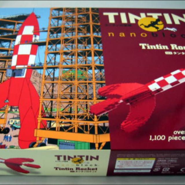 Nanoblock Tintin Rocket 1100 Pcs, Hobbies & Toys, Toys & Games on Carousell