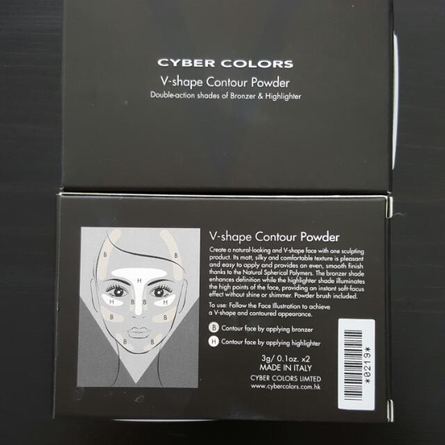 Cyber Colors V-shape Contour Powder, Beauty & Personal Care, Face ...