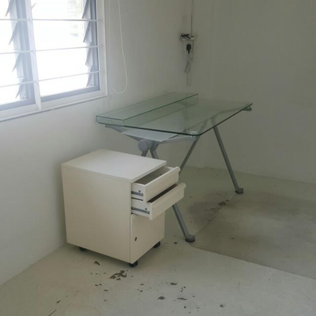 FOC TABLE AND PEDESTAL, Furniture & Home Living, Furniture, Tables ...
