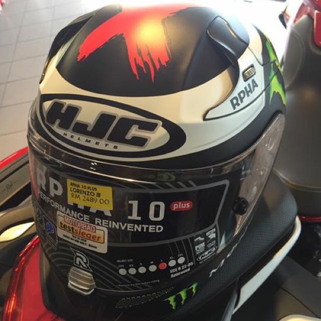 HJC RPHA 10 Plus Lorenzo III, Auto Accessories on Carousell