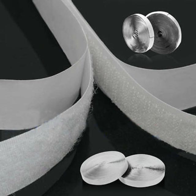 Hook And Loop Self Adhesive Velcro Tape 20mm White, Hobbies & Toys ...