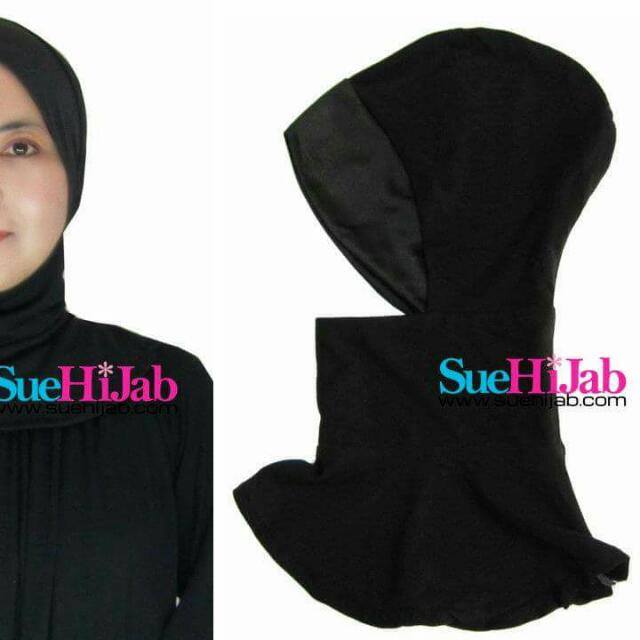 Inner Neck Awning Satin, Women's Fashion, Muslimah Fashion, Hijabs on ...
