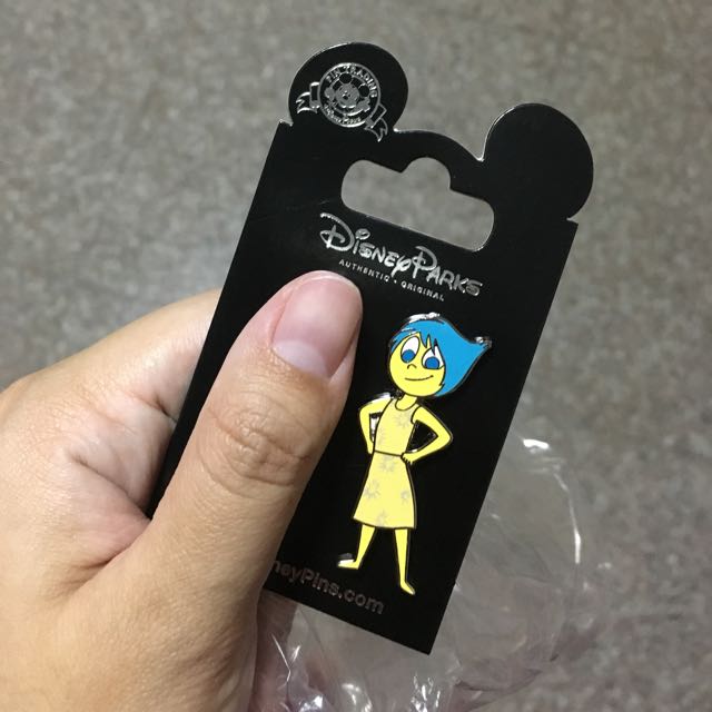 Inside Out Joy Pin from Disneystore, Hobbies & Toys, Toys & Games on ...