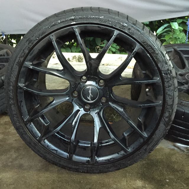 Original Breyton 19 Inch Staggered Matt Black Sport Rim For Sale, Car ...