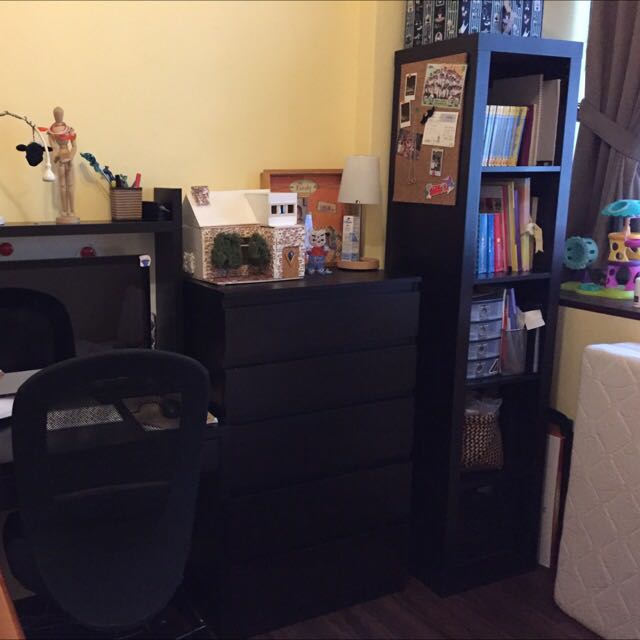 Study Table And Book Rack, Furniture & Home Living, Furniture, Tables ...