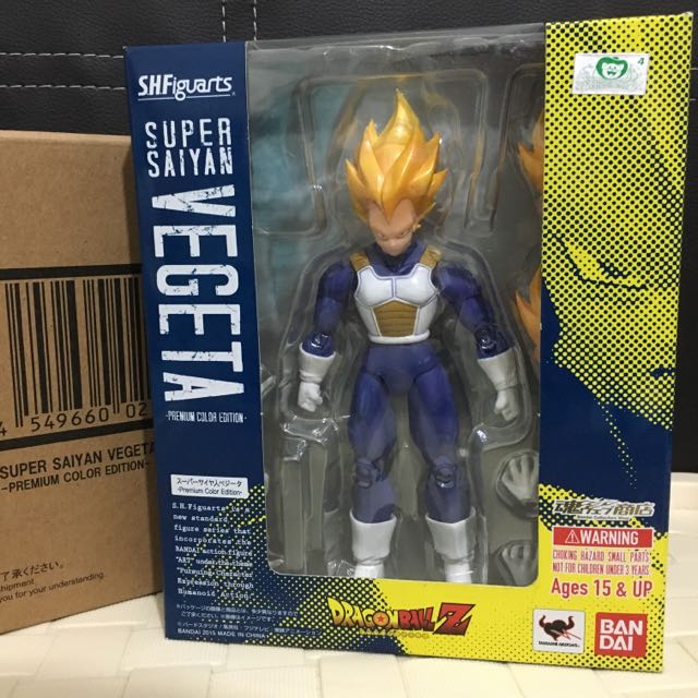 Tamashii Exclusive SHF S.h.figuarts Super Saiyan Vegeta Premium Color ...