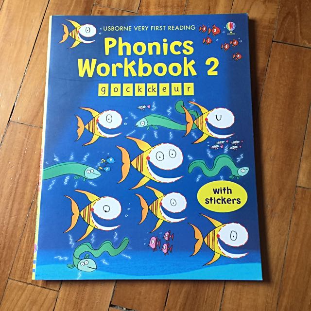 USBORNE VERY FIRST READING Phonics Workbook 1 To 4, Hobbies & Toys ...