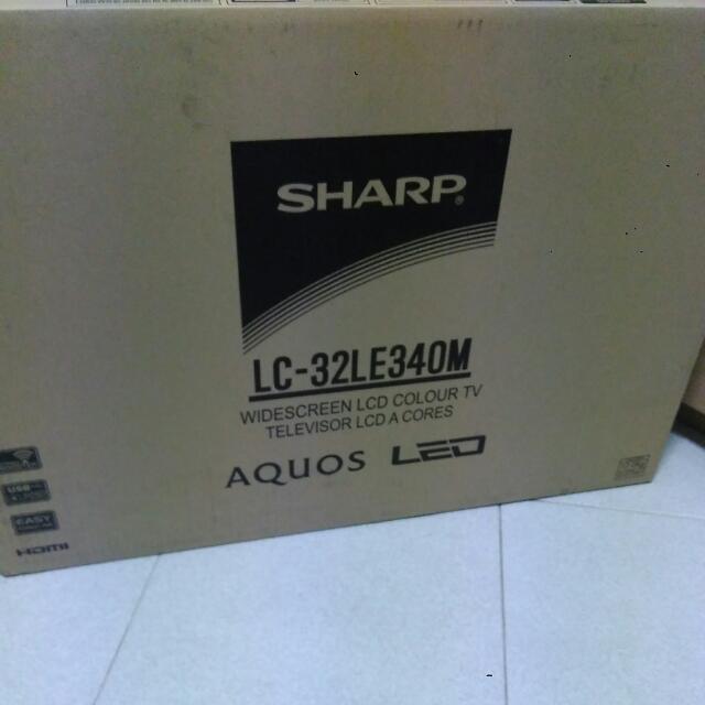 Sharp LC-32LE340M 32" Multi-System LED TV (Brand New), TV & Home ...