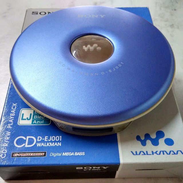 (Reserved) Sony CD Walkman D-EJ001 Blue (Used), Audio, Portable Music ...