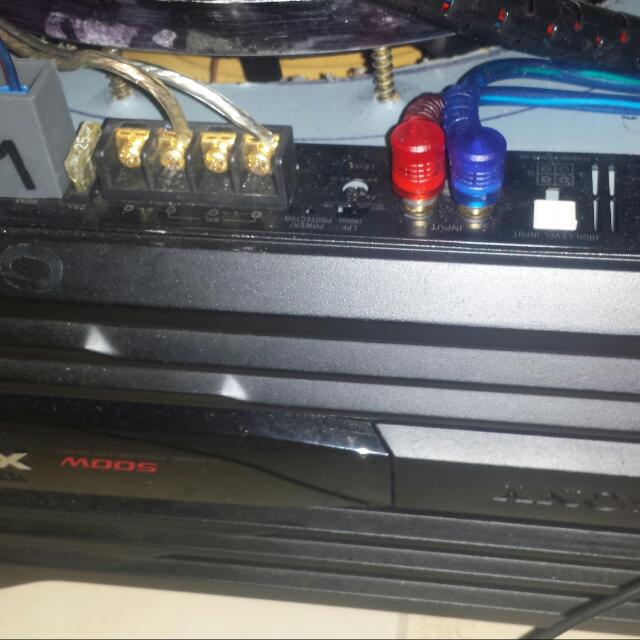 Sony Xplod 500W Amplifier, Car Accessories on Carousell