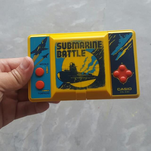 Vintage Casio Handheld Game: Submarine Battle, Hobbies & Toys ...