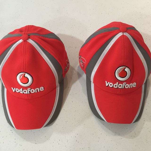 F1 Vodafone Caps with Lewis & Jenson, Men's Fashion, Watches ...