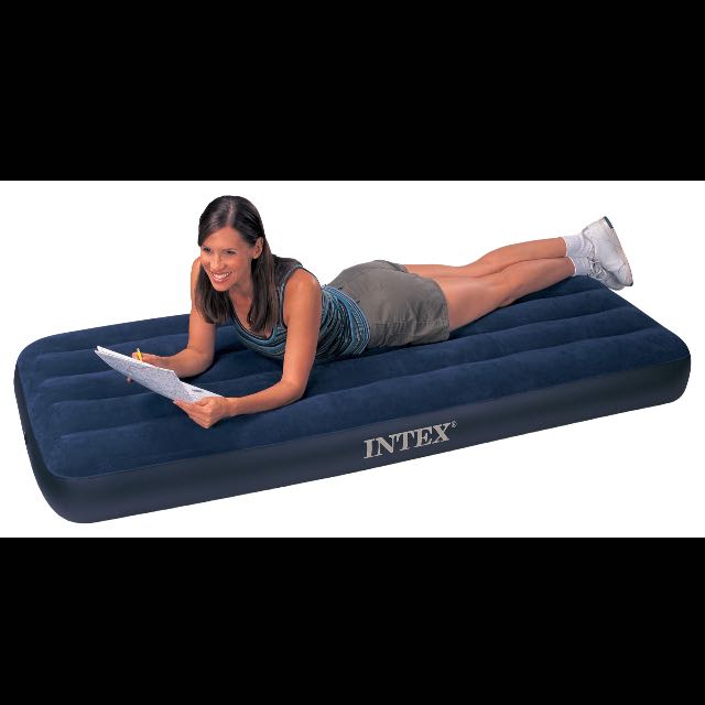 Intex Air Bed (Single), Furniture & Home Living, Furniture, Bed Frames & Mattresses on Carousell