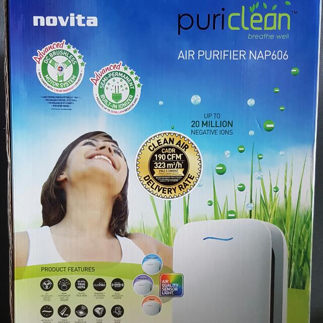 Novita Puriclean Air Purifier & Ionizer NAP606, Babies & Kids, Babies ...