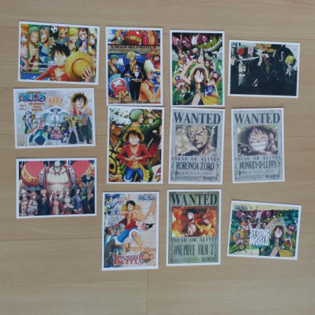 One Piece Postcards, Hobbies & Toys, Toys & Games on Carousell
