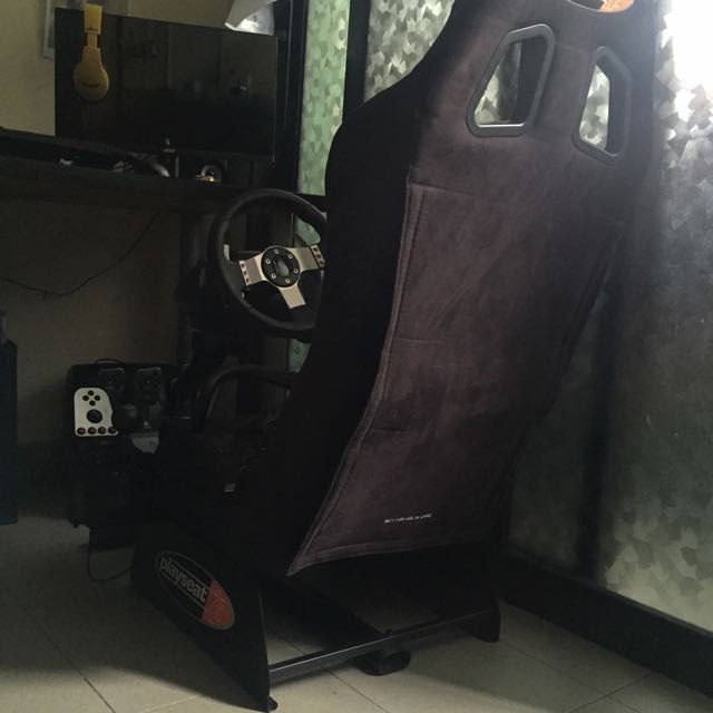 Playseat With Logitech G27 Car Simulator Set And PS3, Video Gaming ...