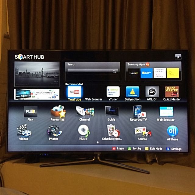 Samsung ua55d7000, TV & Home Appliances, TV & Entertainment, TV on ...