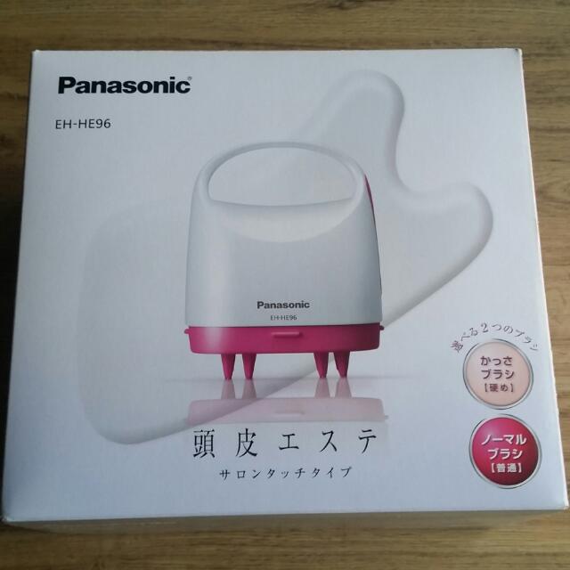 Panasonic hand-held scalp massager, Health & Nutrition, Massage Devices ...