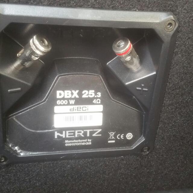 HERTZ 10" SUB WOOFER, Computers & Tech, Parts & Accessories, Cables ...