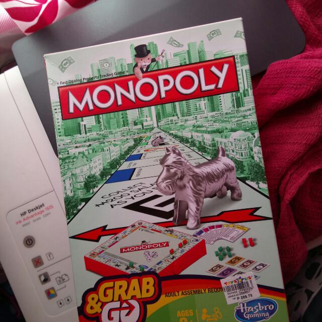 MONOPOLY POCKET ON-THE-GO, Hobbies & Toys, Toys & Games on Carousell