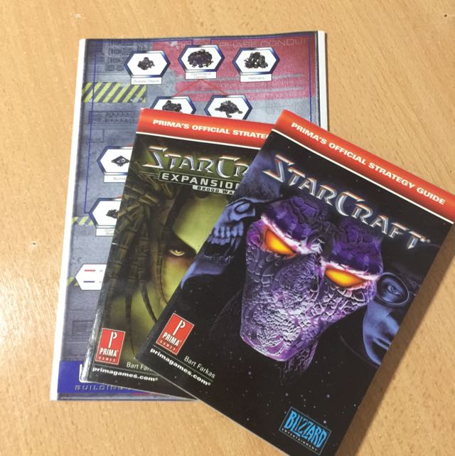 Starcraft Battlechest Strategy Guide And Tech-tree Chart, Hobbies ...