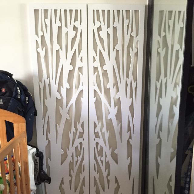 Wooden Cutout Partition, Furniture & Home Living, Furniture, Other Home ...