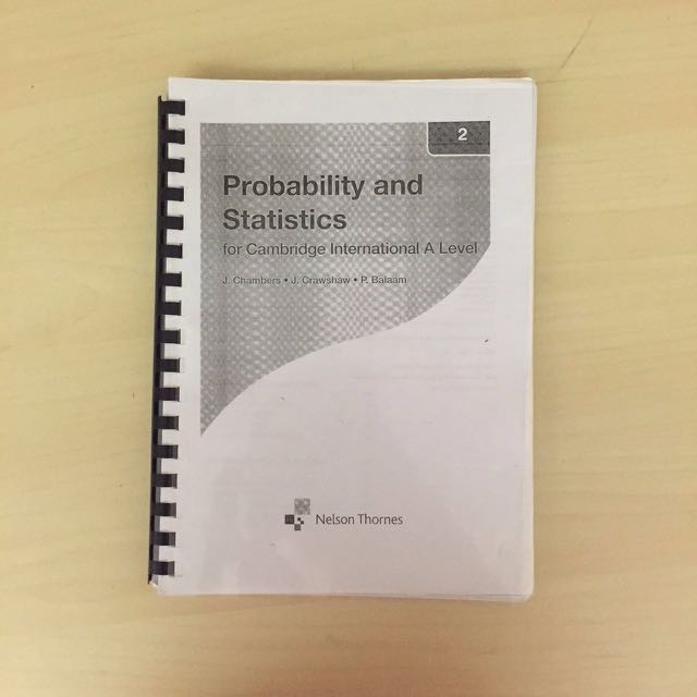 Cambridge A Levels Probability And Statistics 2, Hobbies & Toys, Books ...