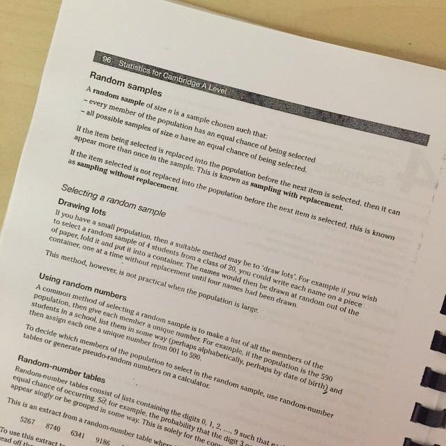 Cambridge A Levels Probability And Statistics 2, Hobbies & Toys, Books ...