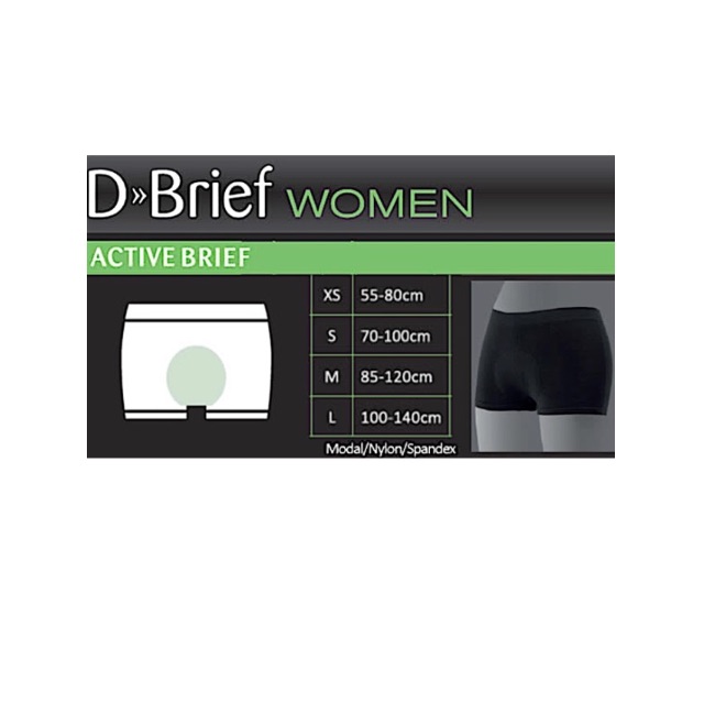 DBRIEF Women Incontinence Washable Active Brief Underwear Garment ...
