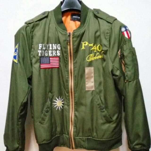 MA1 Bomber Jacket (AVG Flying Tiger), Men's Fashion, Tops & Sets ...