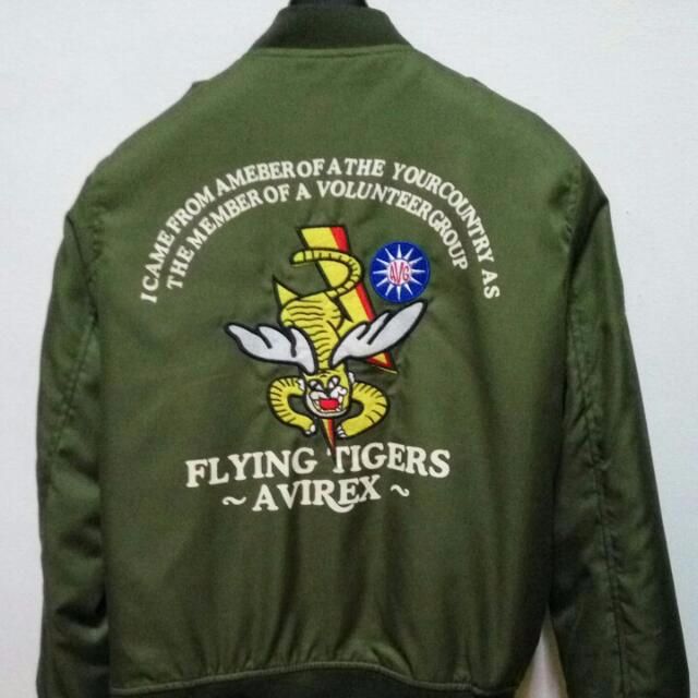 MA1 Bomber Jacket (AVG Flying Tiger), Men's Fashion, Tops & Sets ...