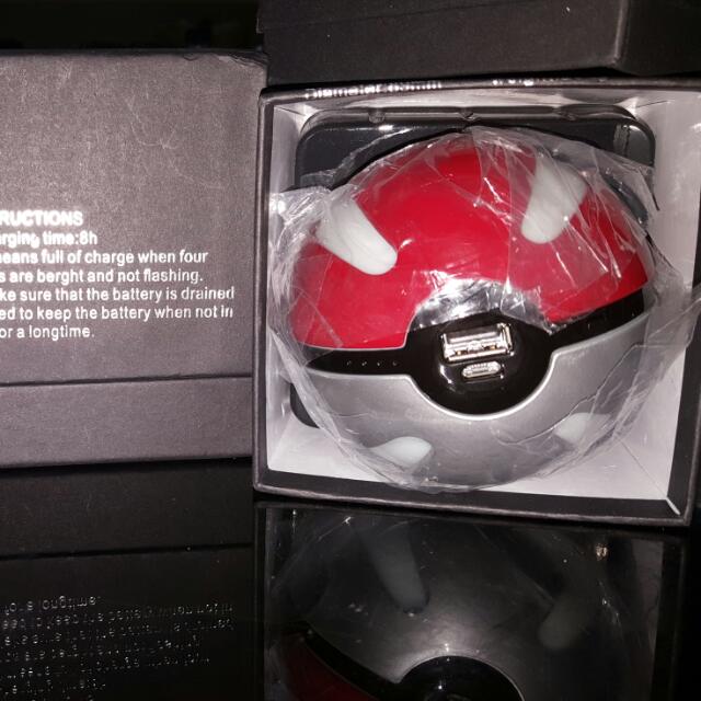 Pokeball Powerbank 10,000mah, Mobile Phones & Gadgets, Mobile & Gadget ...