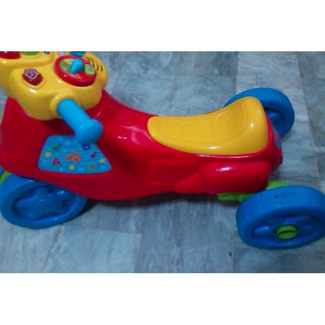 Vtech 2 in 1 Learn and Zoom Motor Bike, Babies & Kids, Infant Playtime ...