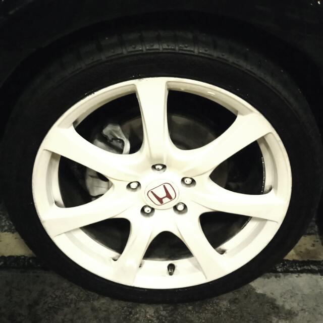 HONDA FD2R ORIGINAL RIM, Car Accessories on Carousell