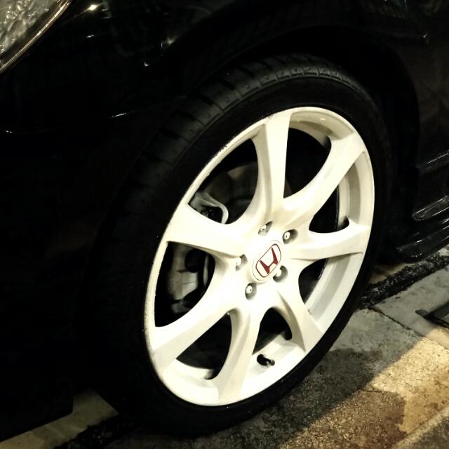 HONDA FD2R ORIGINAL RIM, Car Accessories on Carousell