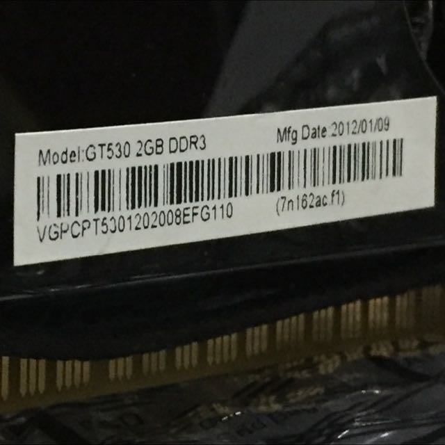 Nvidia Gt 530 Graphics Card, Computers & Tech, Parts & Accessories ...