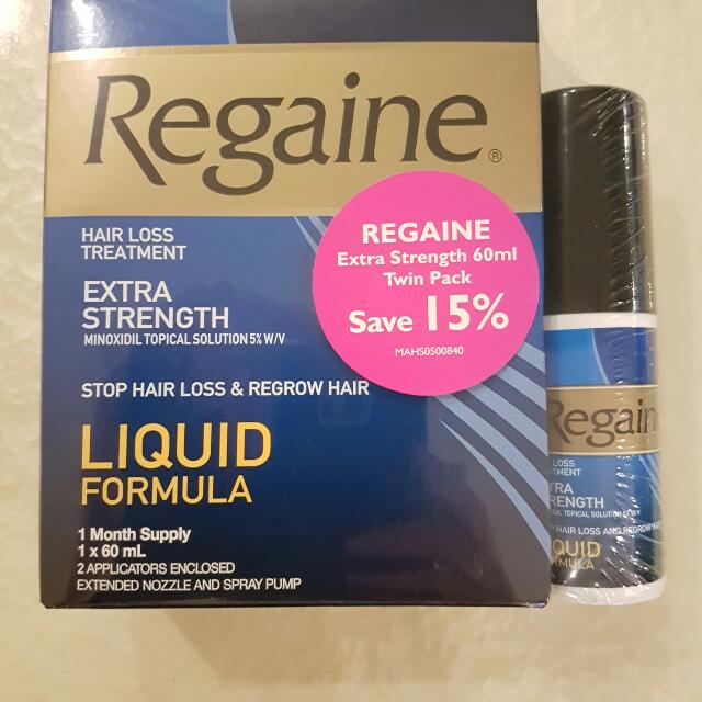 Regaine Extra Strength Minoxidil Topical Solution 5 Twin Pack 60ml