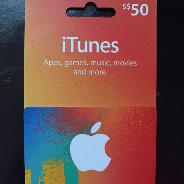 iTunes Gift Card ($50sgd), Everything Else on Carousell